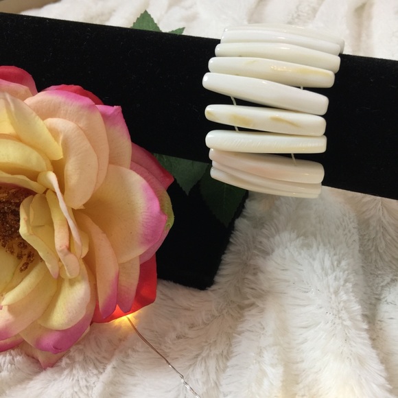 Jewelry | Bone Shell Statement Bracelet | Poshmark